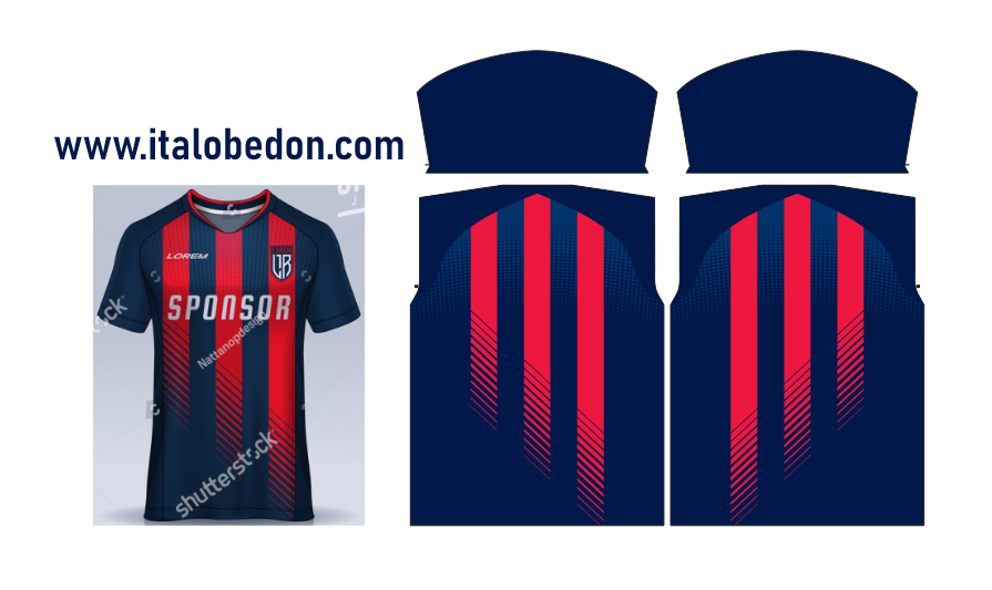 JERSEY LOREM SPONSOR AZUL MARINO 2024